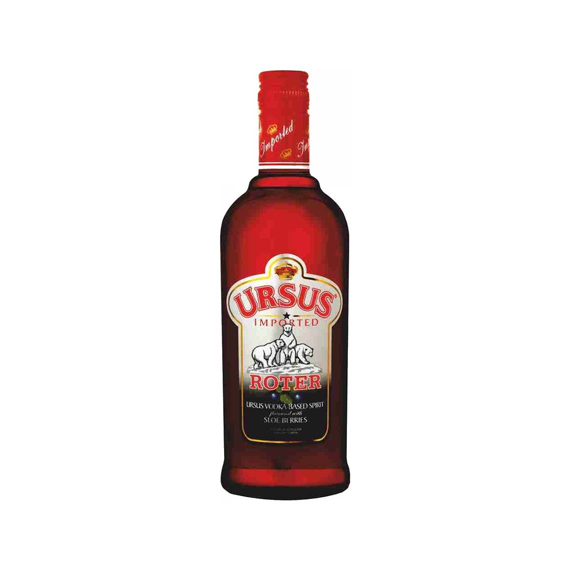 Ursus Roter Vodka Rojo 70cl. — La Cave Gillet